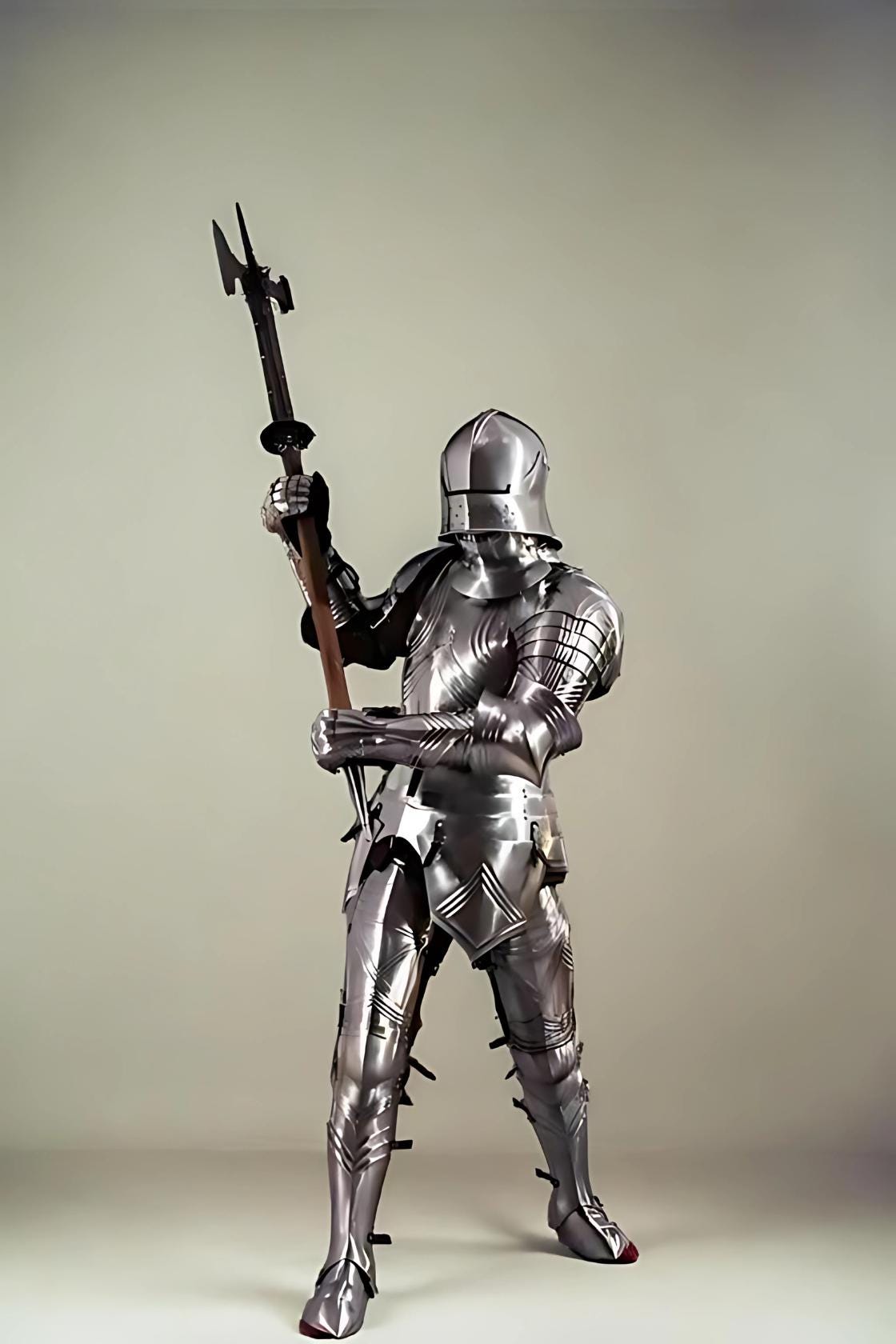 Medieval Gothic Knight Armor Crusader Combat Wearable Full Body Armor ...