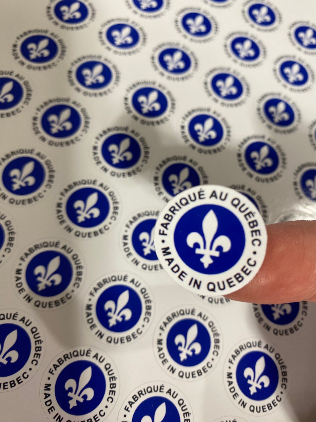 Made in Quebec Sticker - Personalized Labels Creations - Handmade Gifts ...