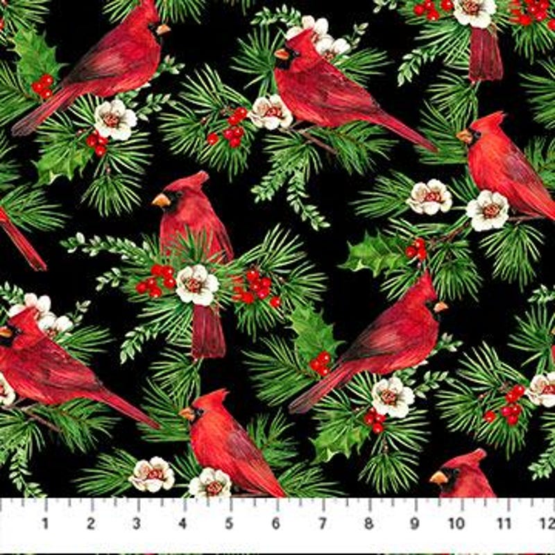 Cardinal Fabric - Etsy Canada