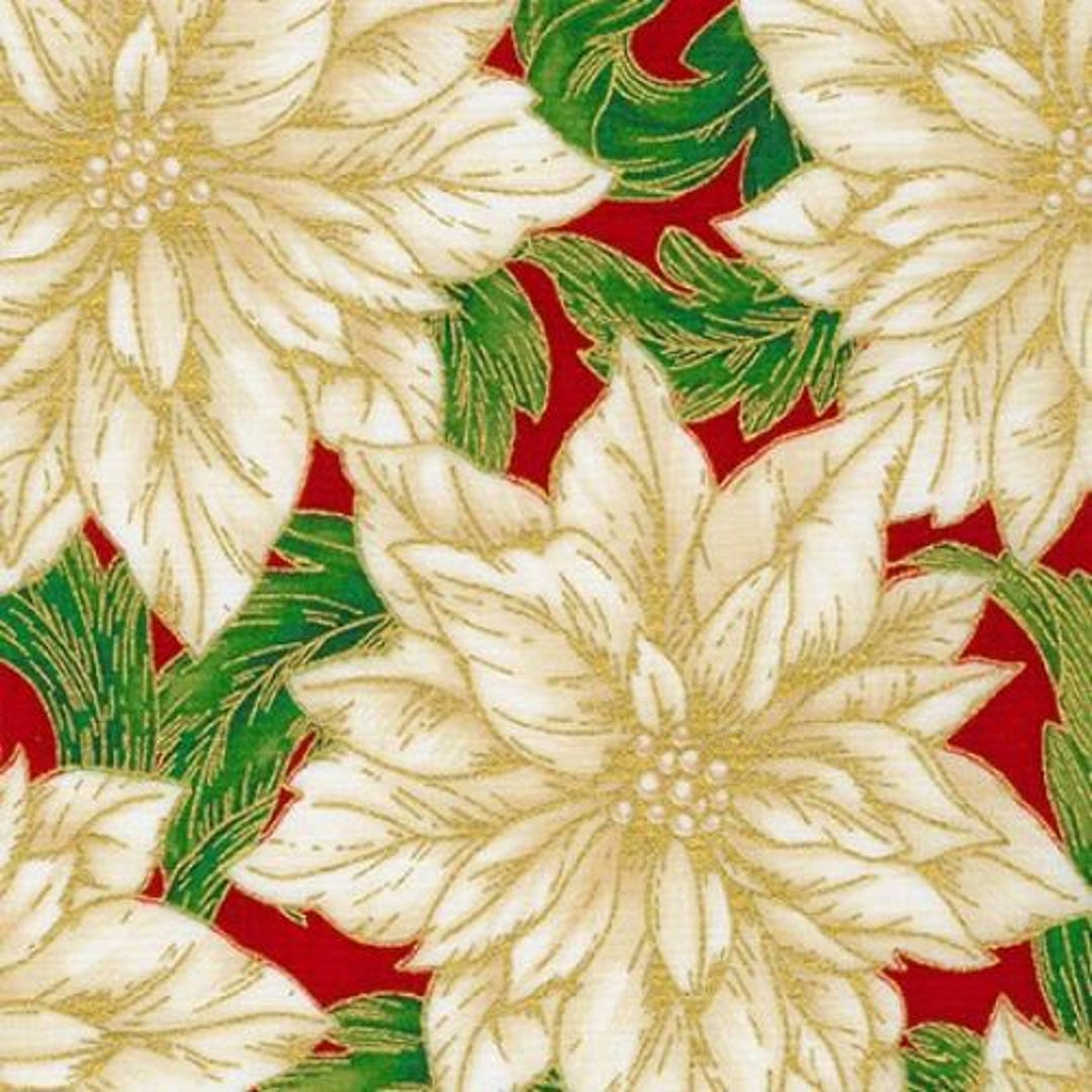 FABRIC - 3-yard Cut - Holiday Flourish #19916 by Robert Kaufman - Etsy