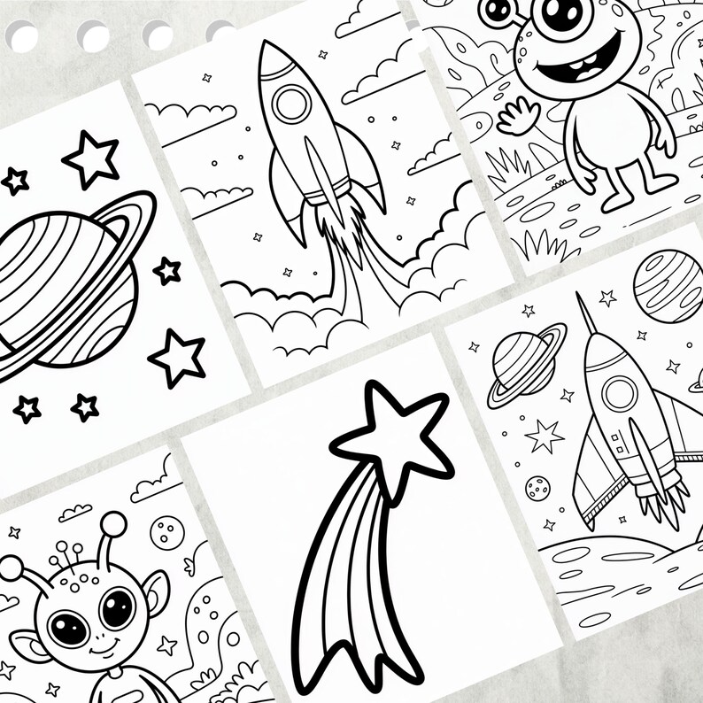 Bold and Easy Space Coloring Pages - Space Sample Art Coloring Pages ...