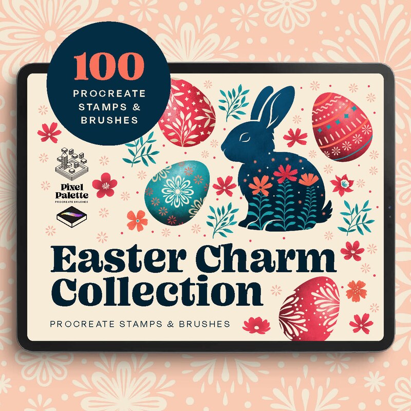 Easter Bunny Stamp - Etsy