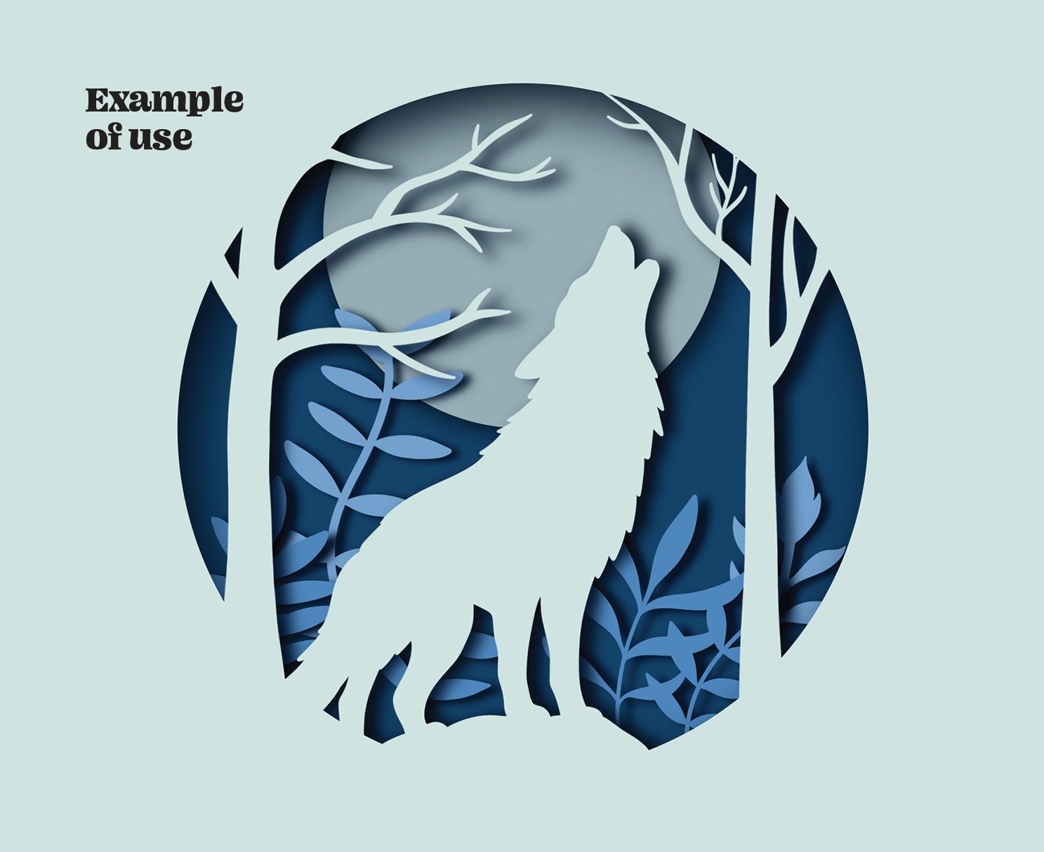 100 Papercut Forest Procreate Brushes and Stamps Forest Animals, Plants ...