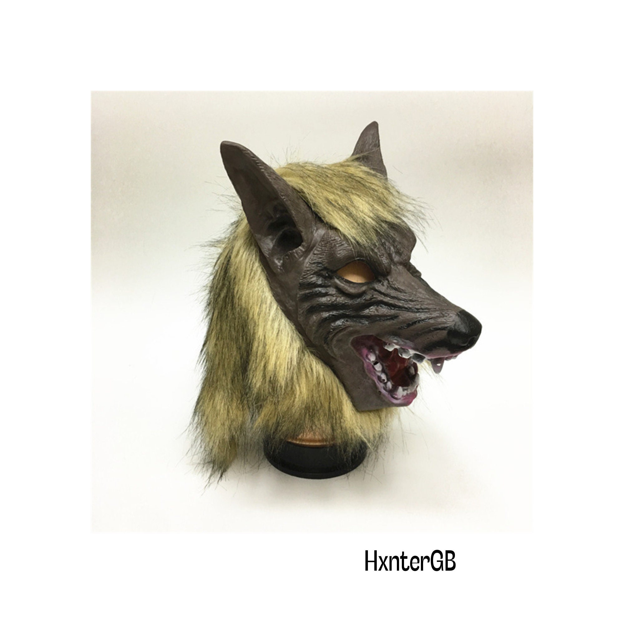 Wolf Mask and Claws Full Face Wolf Mask Costume Wolf - Etsy