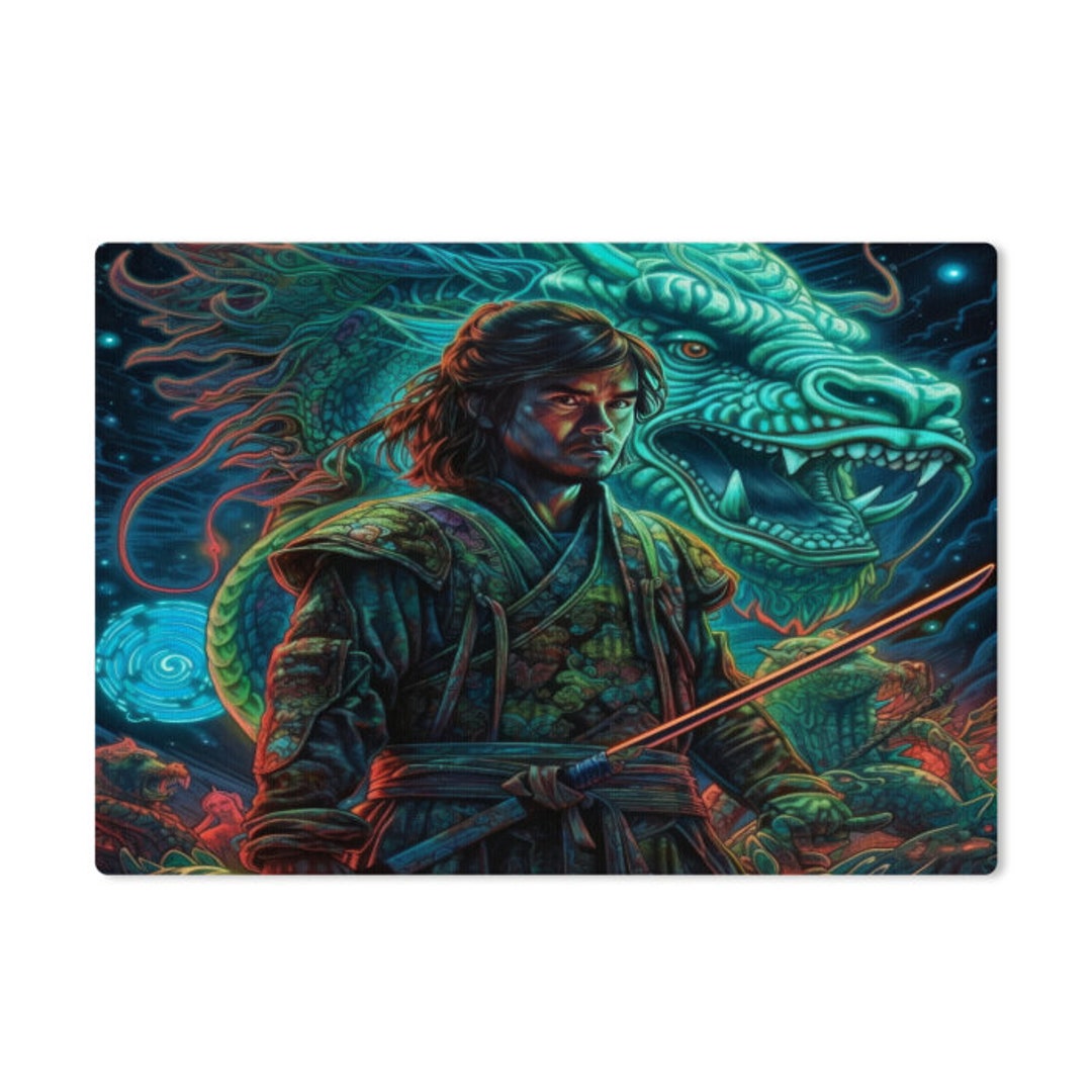 Emerald Warrior: the Psychedelic Samurai and Dragon Dance - Etsy