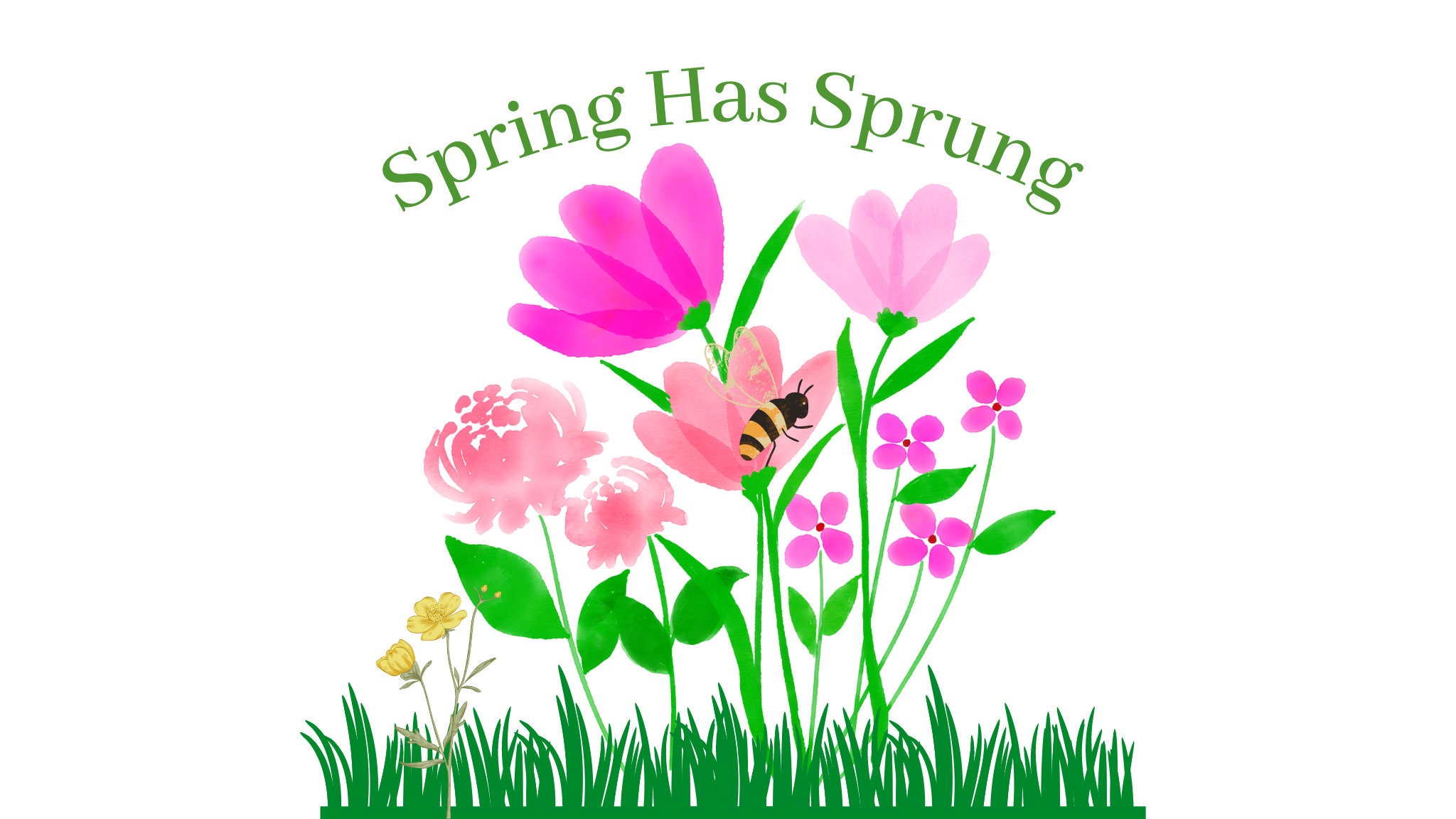 Spring Has Sprung SVG File-spring Flower Design SVG File-pretty Spring ...