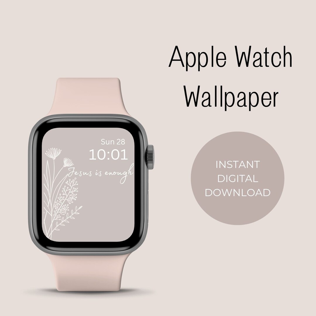 Christian Apple Watch Wallpaper- Jesus is Enough - Etsy