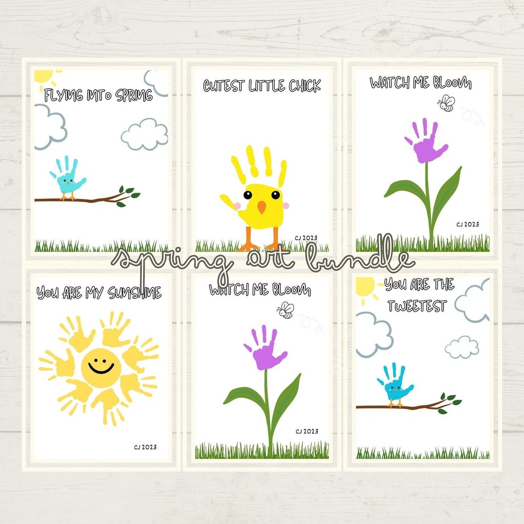 Spring Handprint Craft , Spring Craft for Kids , Spring Craft Classroom ...