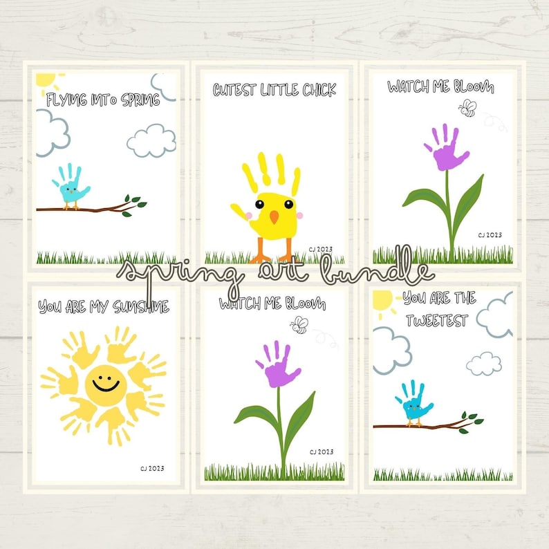 Spring Handprint Craft , Spring Craft for Kids , Spring Craft Classroom ...
