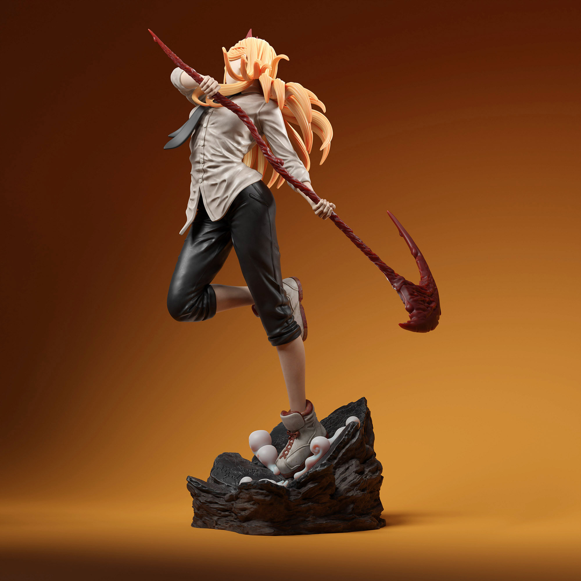 Chainsaw Man Power Action Figure Anime Manga - Etsy