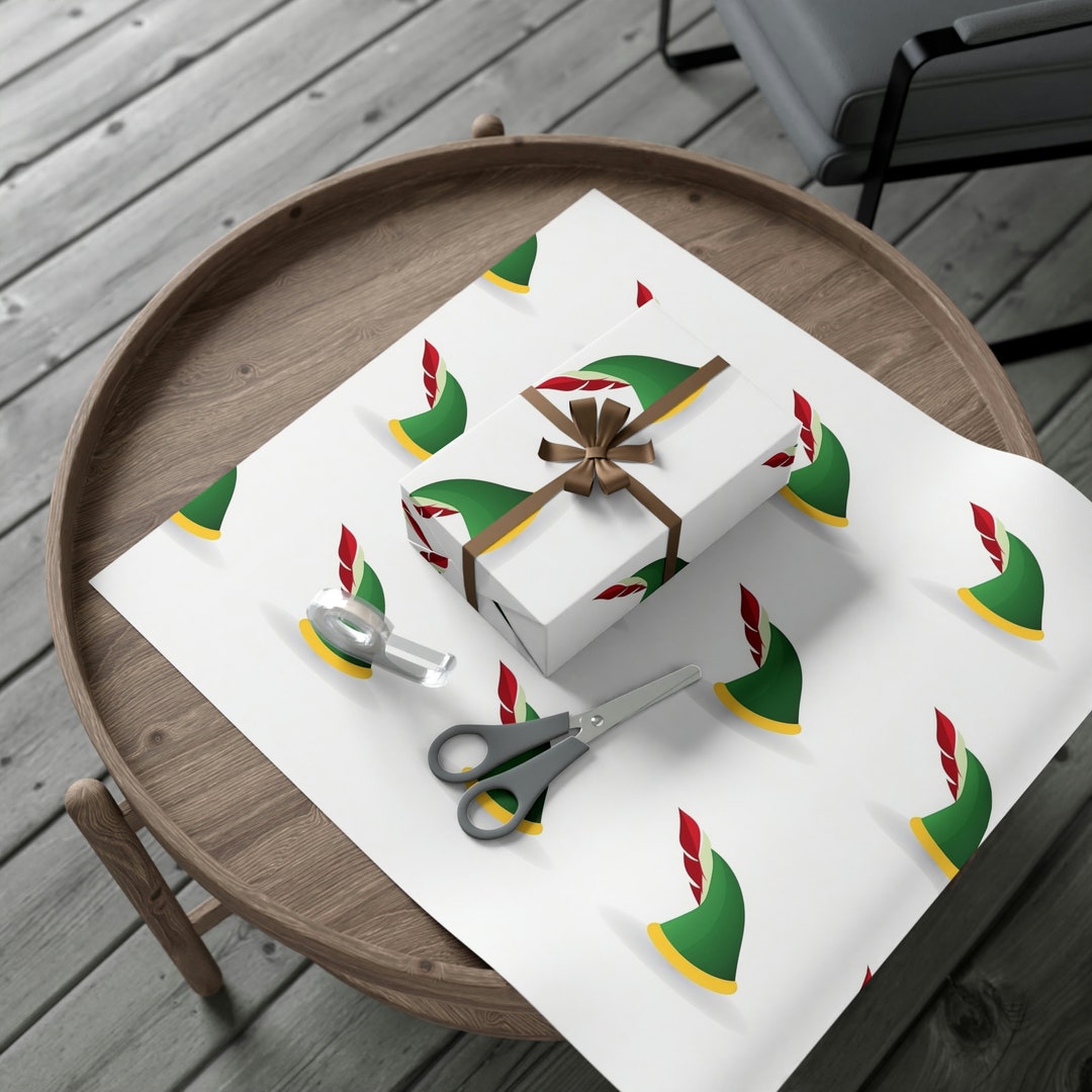 Buddy the Elf Wrapping Paper Elf Hat - Etsy