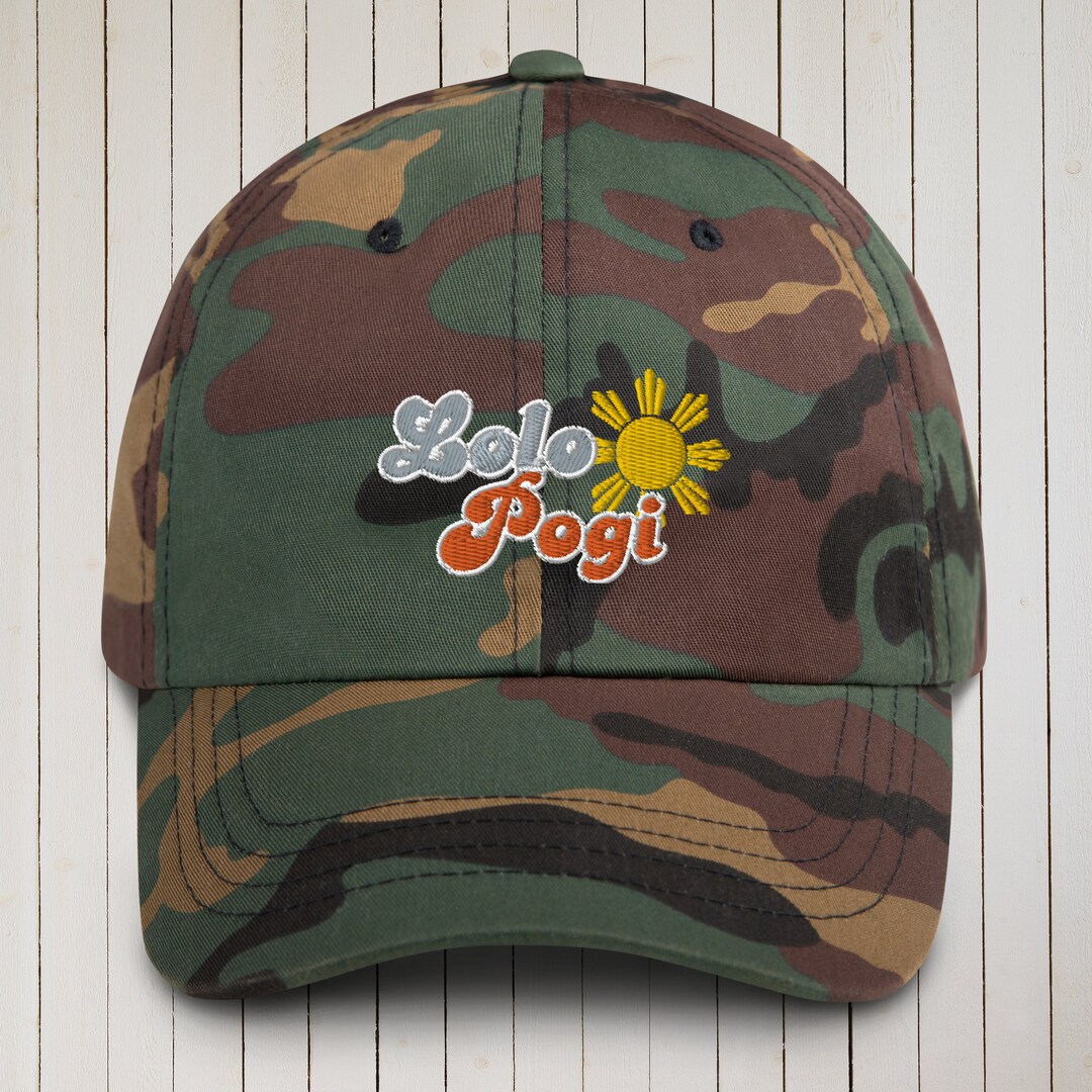Embroidered Lolo Pogi Dad Hat, Tatay Hat, Philippines Hat, Tagalog ...