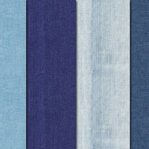 Digital Denim Seamless Paper Pack, 16 Printable Scrapbooking Papers ...