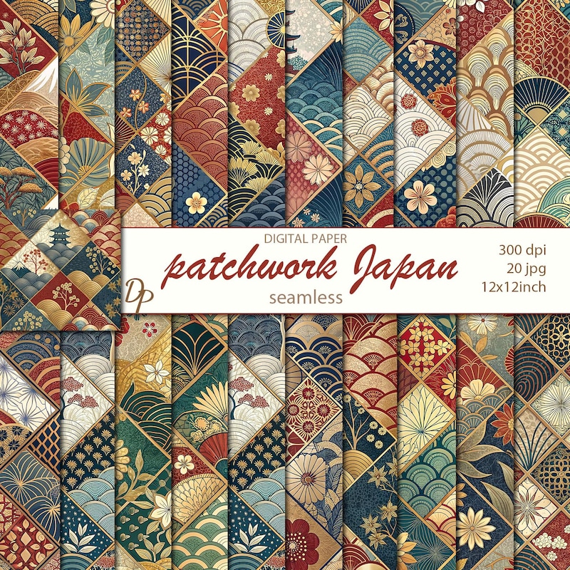 Japanese Patchwork - Etsy