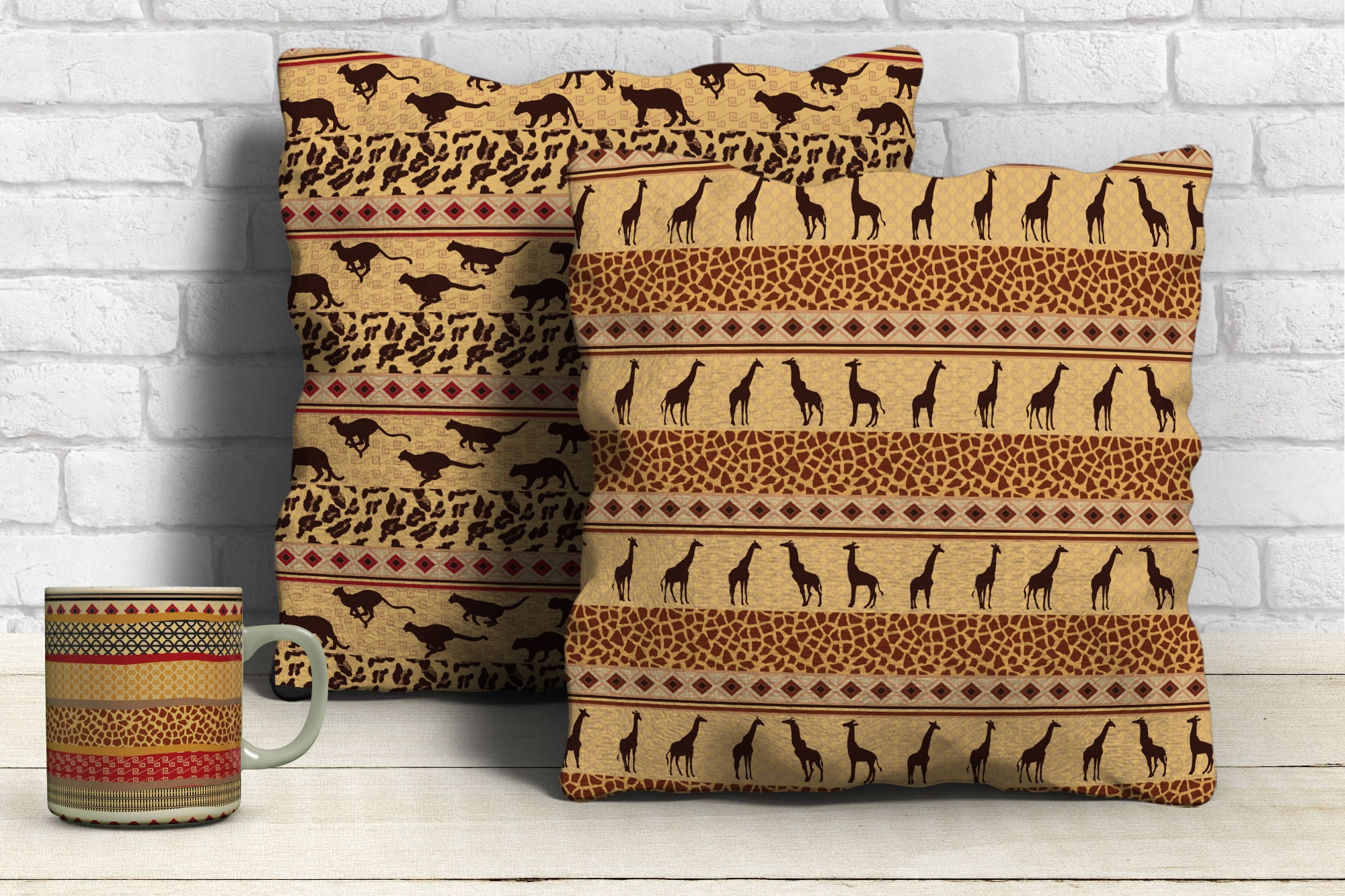 Digital African Ethnic Seamless Paper Pack, 16 Tribal Printable ...