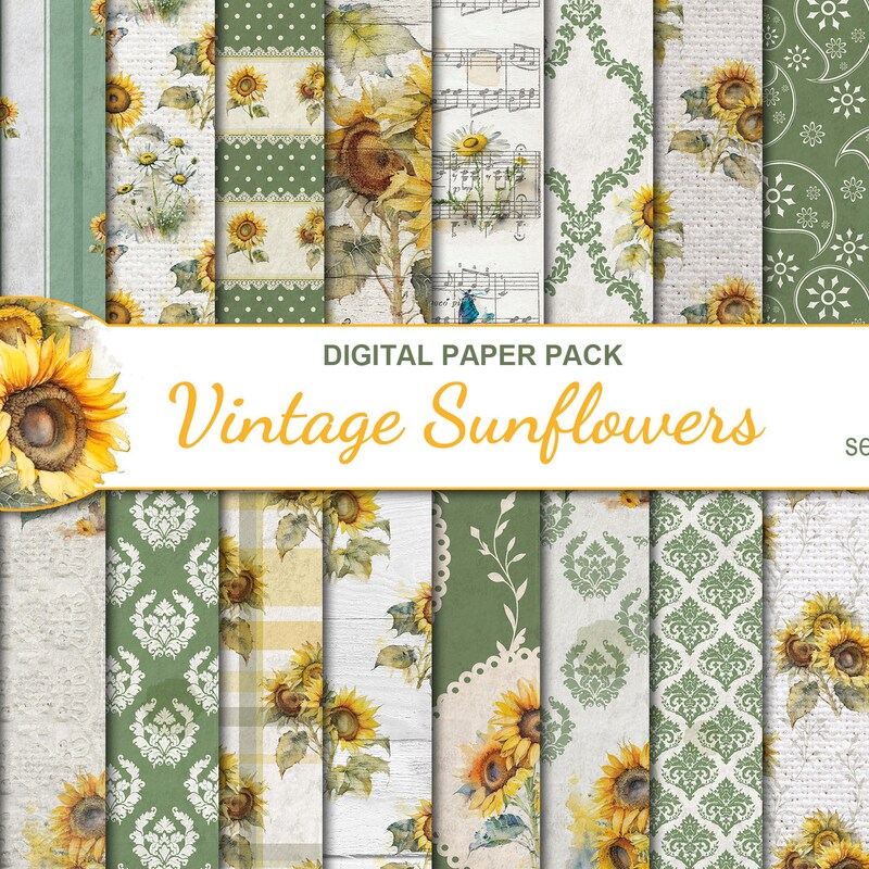 Sunflower Paper - Etsy