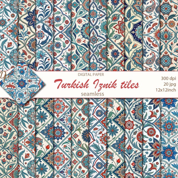Turkish Tiles - Etsy