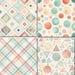 Digital Watercolor Pastel Geometry Seamless Papers, 28 Printable ...