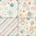Digital Watercolor Pastel Geometry Seamless Papers, 28 Printable ...