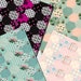 Digital Patchwork Quilt Fabric Seamless Paper Pack, 16 Printable ...