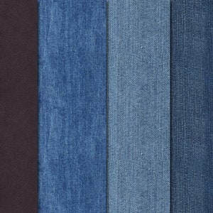 Digital Denim Seamless Paper Pack, 16 Printable Scrapbooking Papers ...