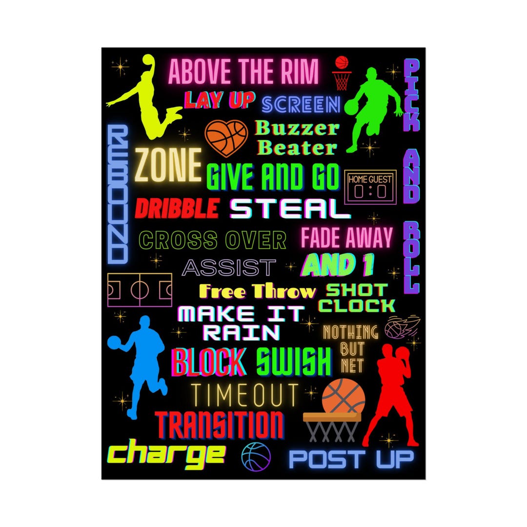 18x24 Boys Basketball STAND OUT Poster - Etsy