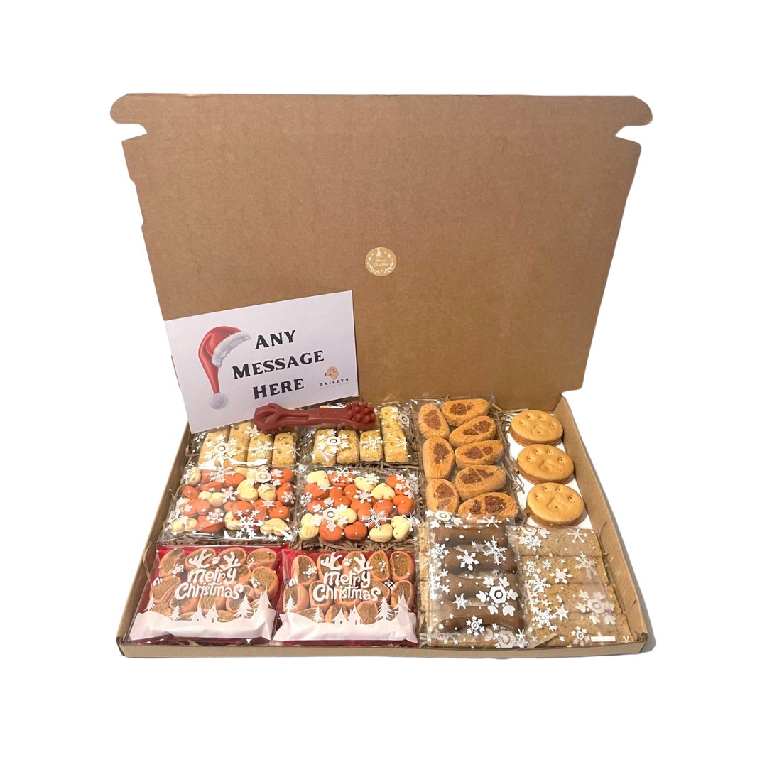 Christmas Dog Treat Box (large) , Puppy Treat Box, Dog Treats Box ...