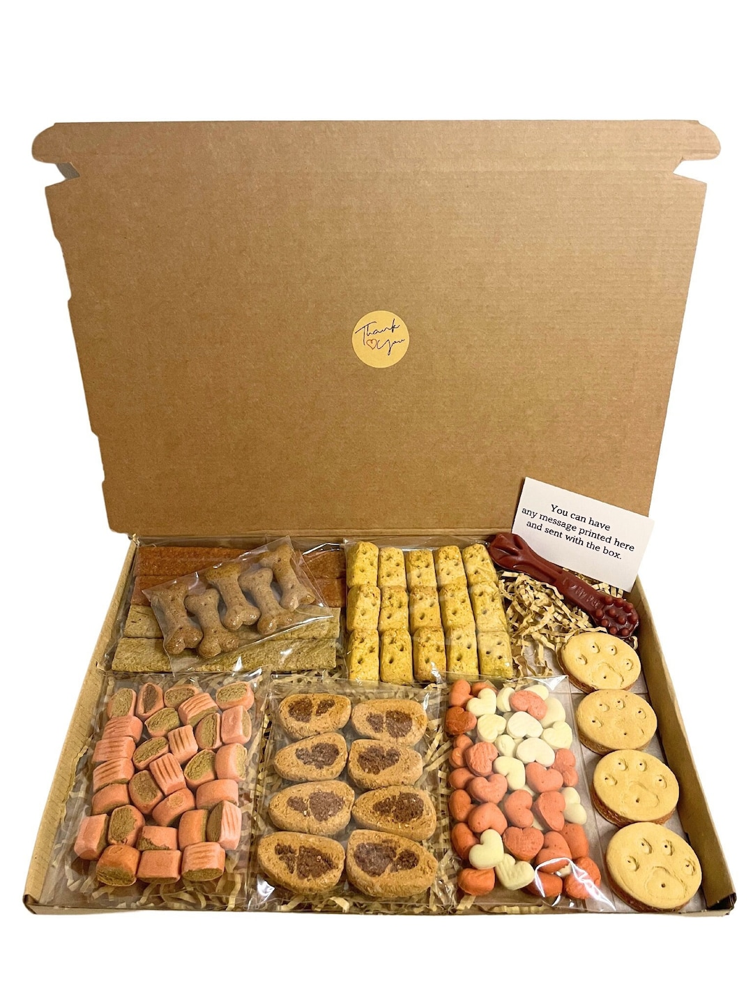Letterbox Dog Treat Gift Box | Personalised Dog Treat Box | Gifts for ...