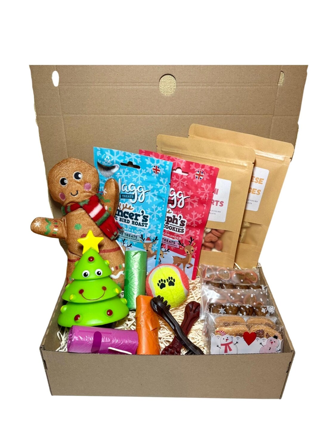 Christmas Dog Treat Gift Box (large), Dog Gift , Puppy Treat Box, Dog ...