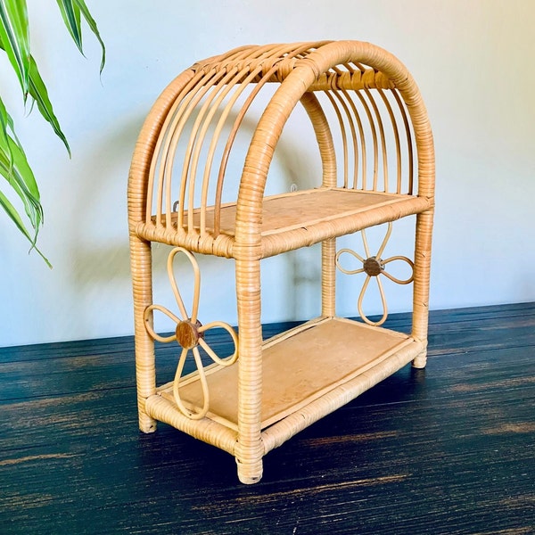 Rattan Shelf - Etsy