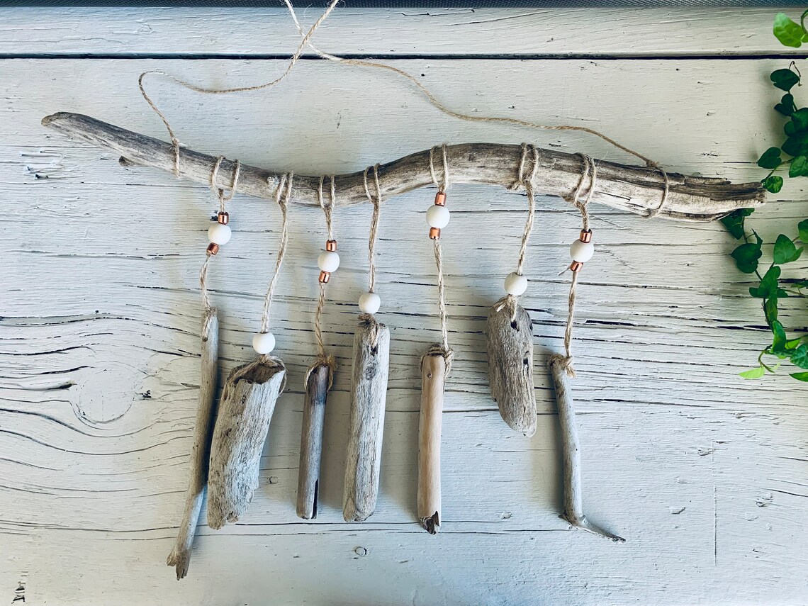 Handmade Driftwood Chimes - Etsy