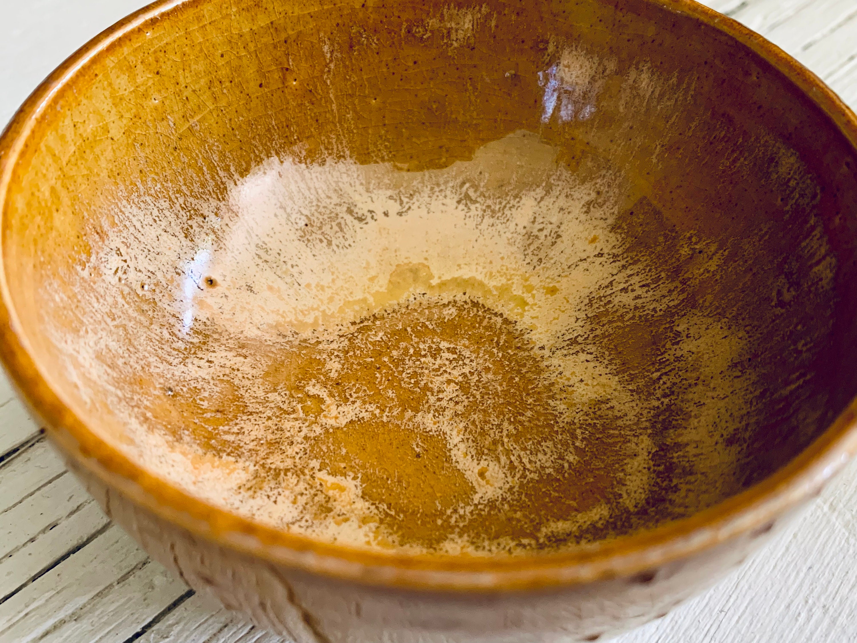 Small Vintage Pottery Bowl, Trinket or Jewelry Dish, Mustard Yellow ...