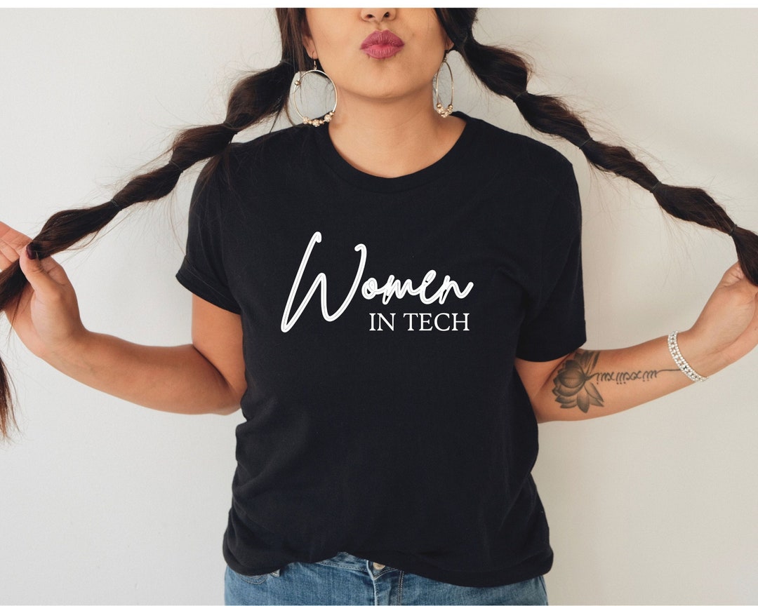 Programmer T-shirt, "women in Tech" T-shirt, Woman Engineer T-shirt ...