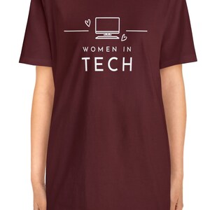 Women in Tech T Shirt for Women in Technology Tech Career Shirt Coding ...