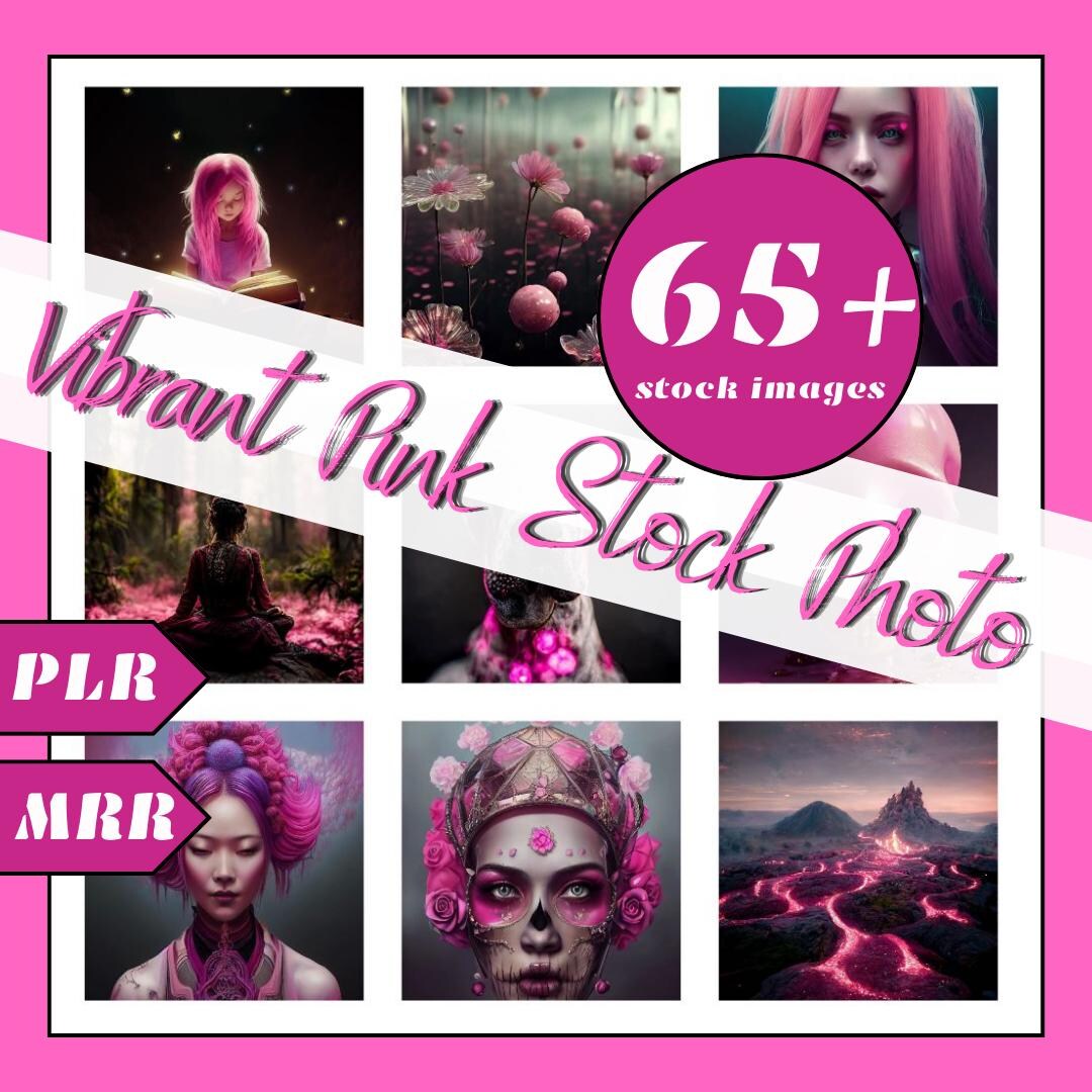 Pink Stock Photos Bundle | Aesthetic Images for Blogs, Social Media ...