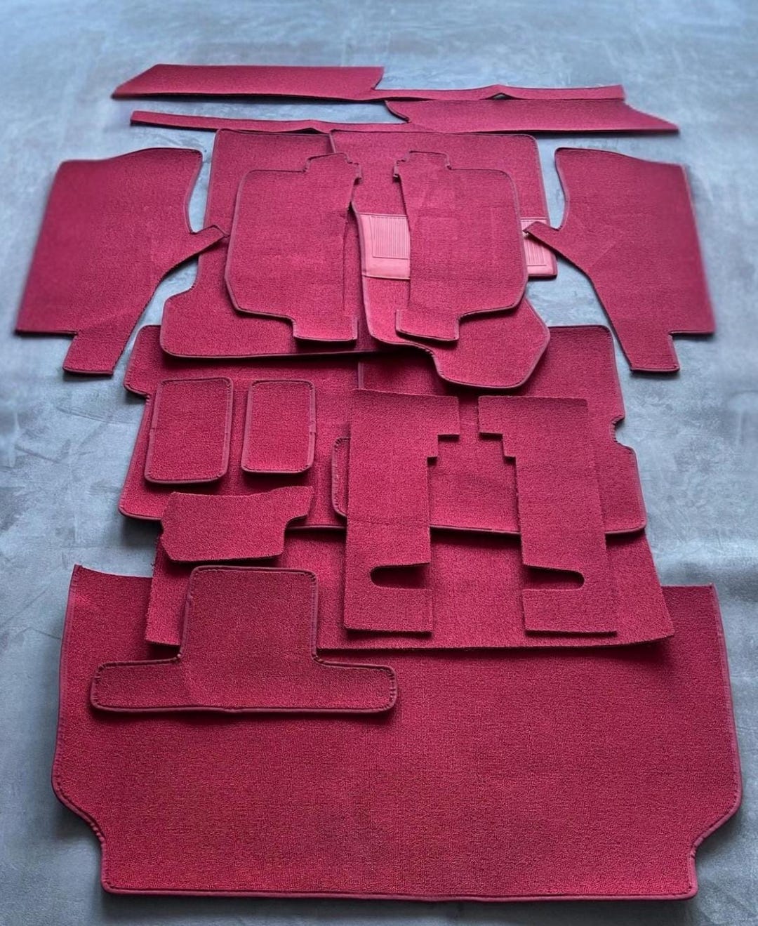 R107 Mercedes Loop Carpet Kit (18 Pcs) - 380SL 450SL 560SL - Etsy