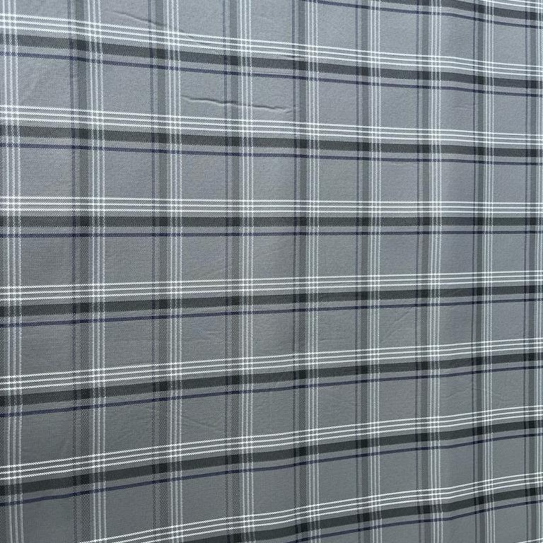 VW Golf GTI Seat Cloth Fabric: Gray Blue Plaid Upholstery - Etsy