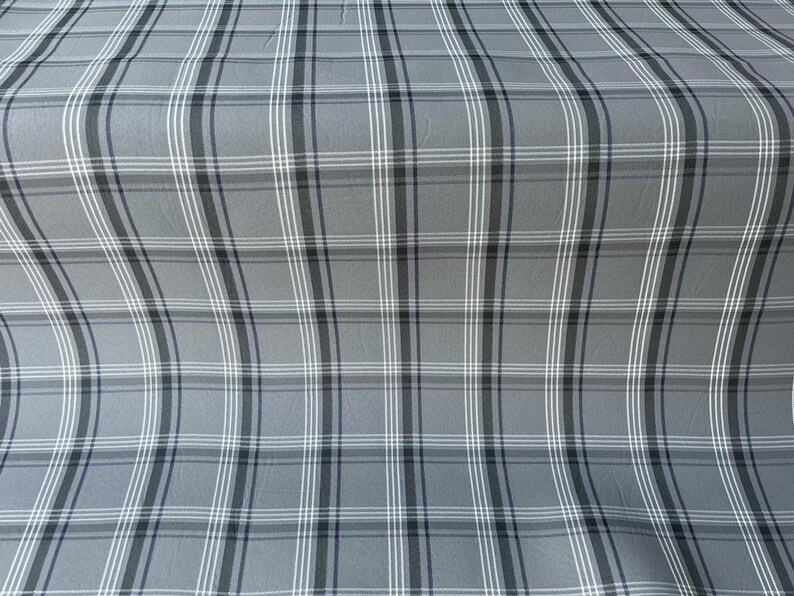 VW Golf GTI Seat Cloth Fabric: Gray Blue Plaid Upholstery - Etsy