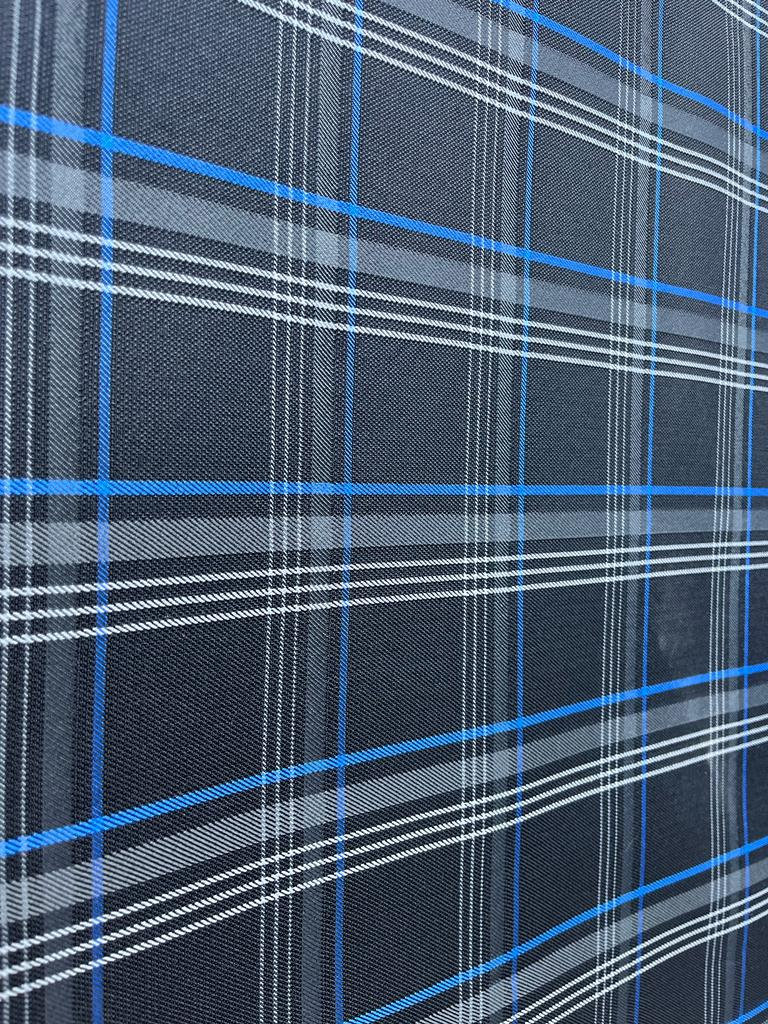 Blue Plaid Upholstery Fabric: VW Golf GTI, Pre-laminated - Etsy