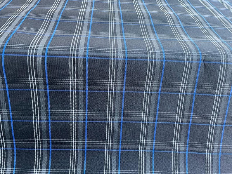 Blue Plaid Upholstery Fabric: VW Golf GTI, Pre-laminated - Etsy