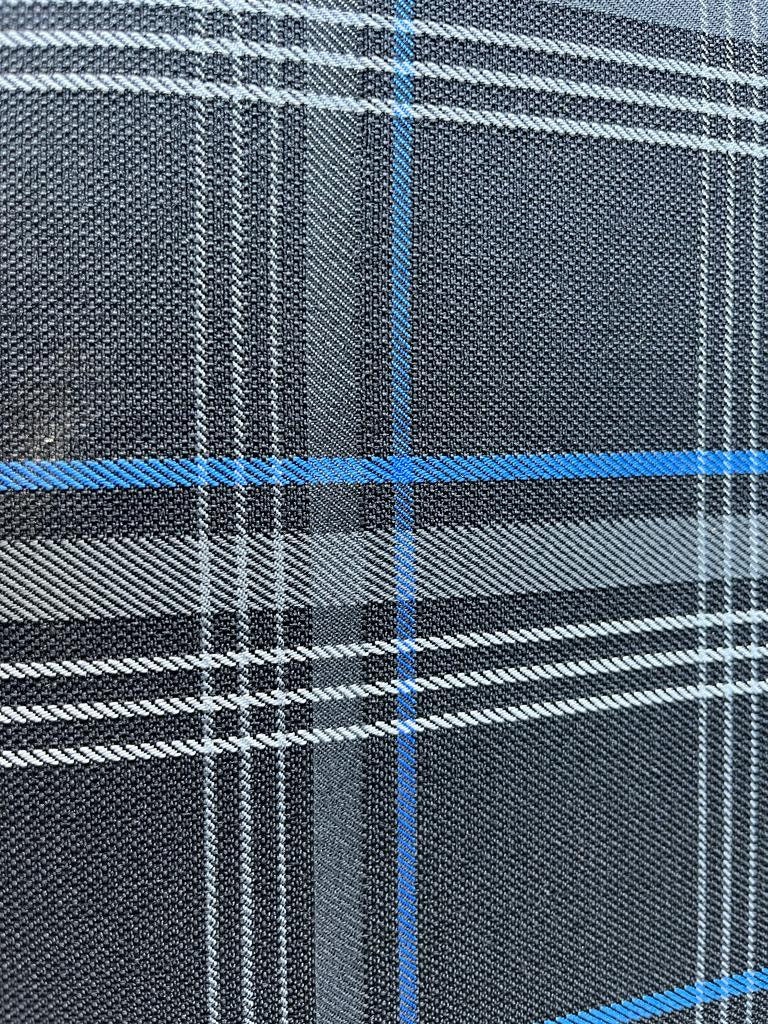 Blue Plaid Upholstery Fabric: VW Golf GTI, Pre-laminated - Etsy