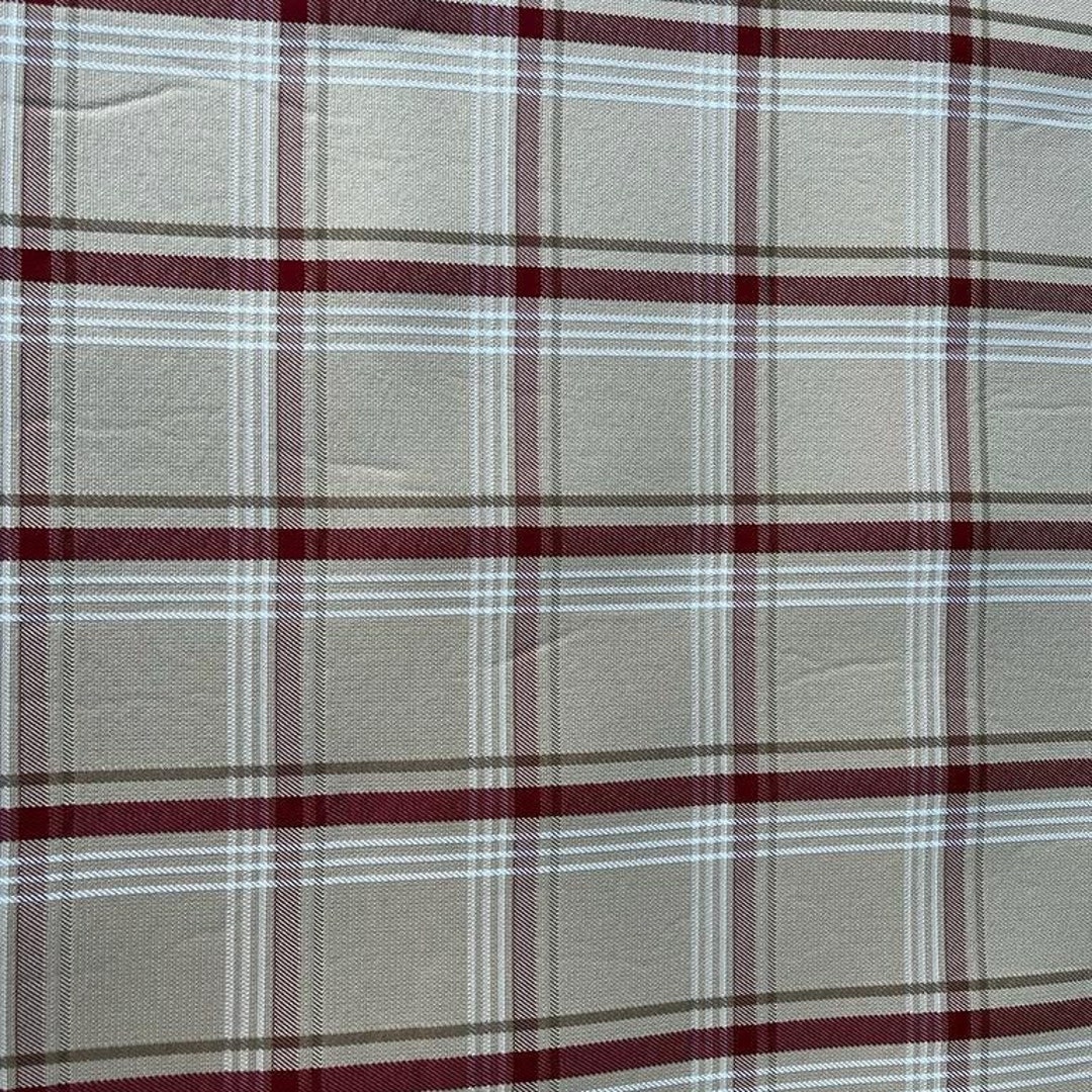 Beige Plaid Upholstery Fabric: VW Golf GTI Seat Cloth - Etsy