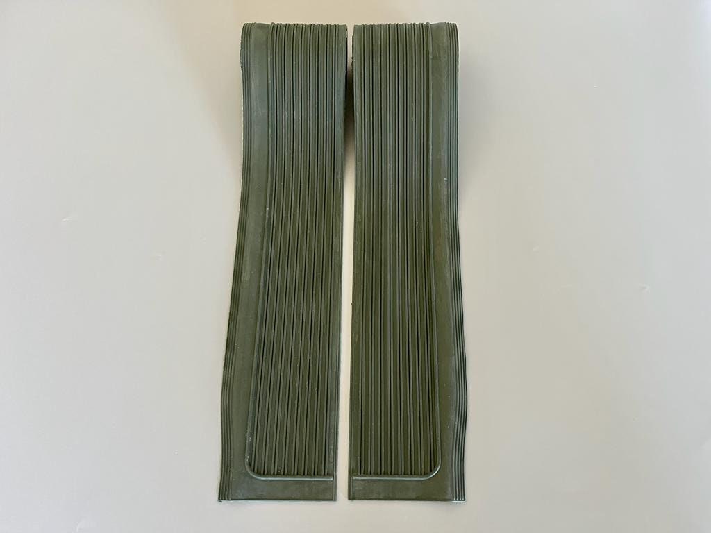 For Mercedes Benz R107 / W107 Door Rubber Sill Covers OLIVE GREEN New ...