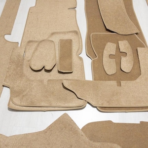 Floor Carpet Set Loop for Mercedes W123 Sedan Velour Floormat 15 Pieces ...