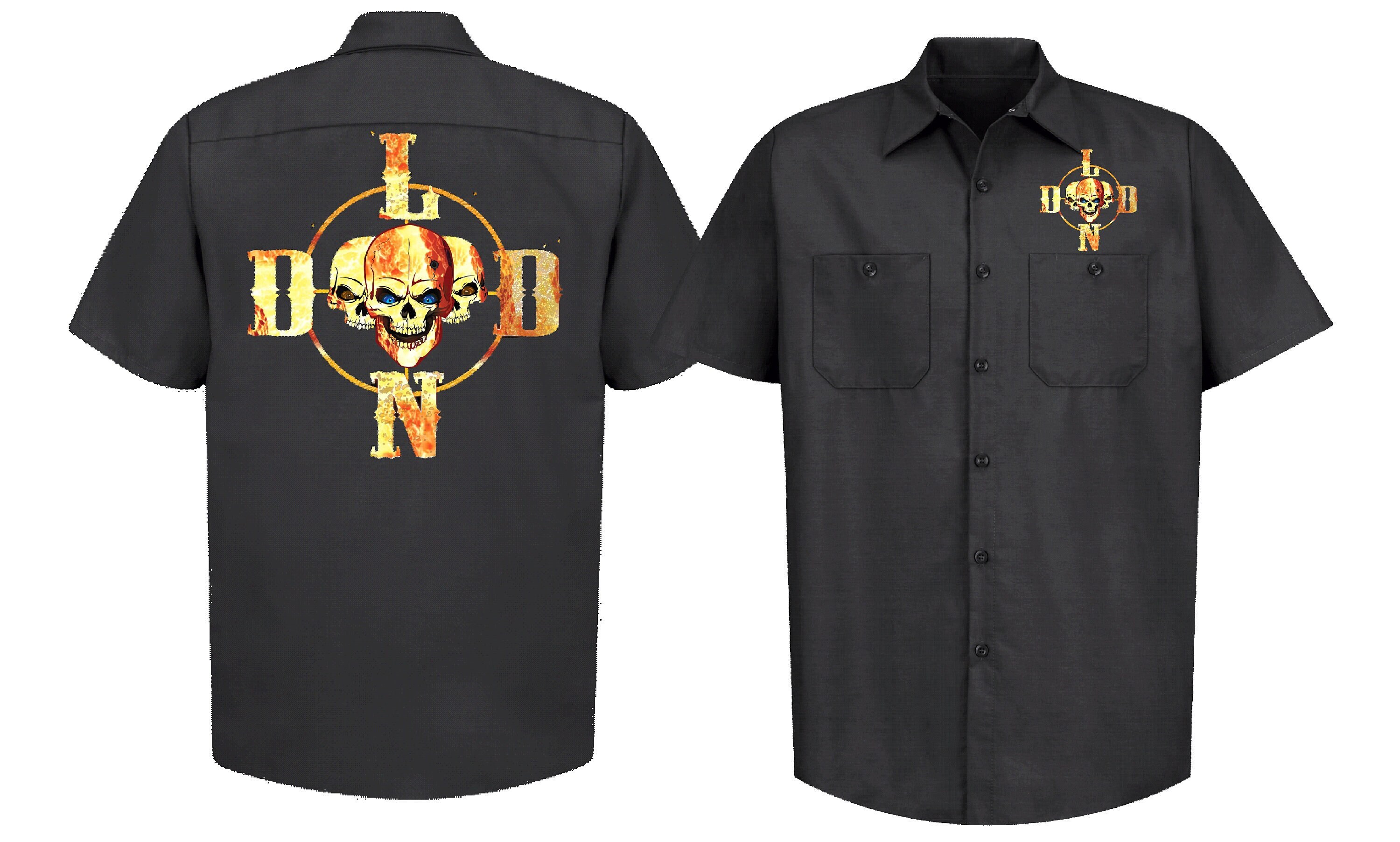 Custom Shop Shirt, Motorcycle and Hot Rod, Mechanic, Low Down Dirty ...