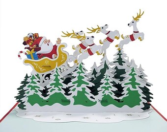 Christmas Card Christmas Church Card 3D Cards Xmas Pop up - Etsy