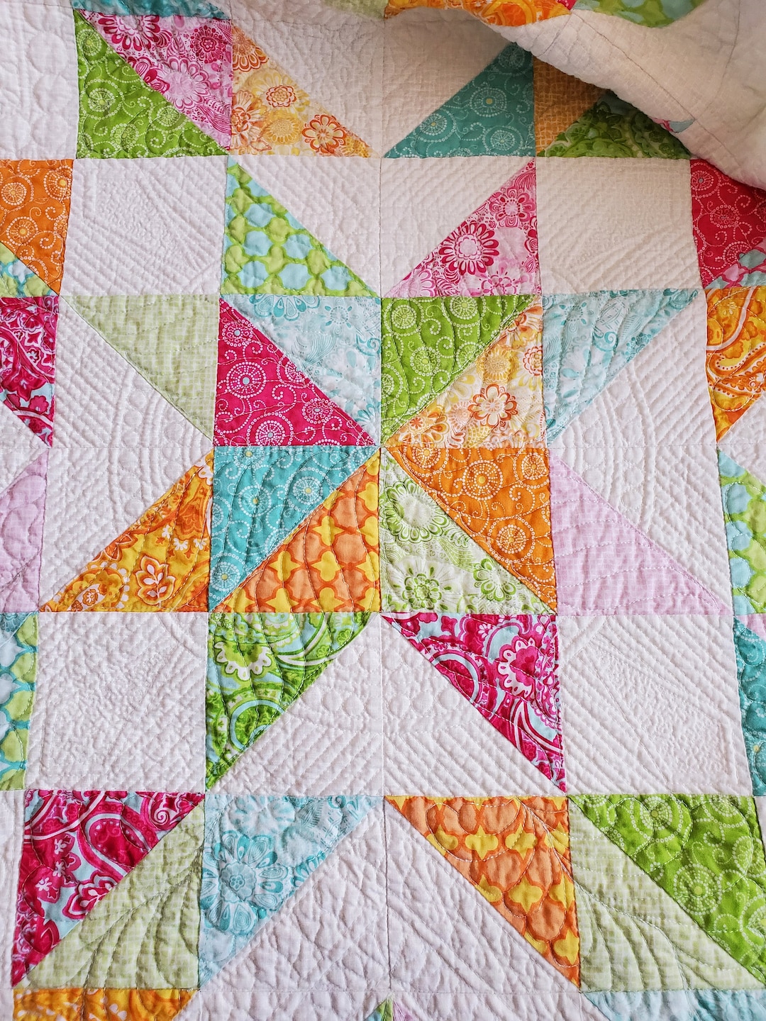 Star Burst Quilt - Etsy
