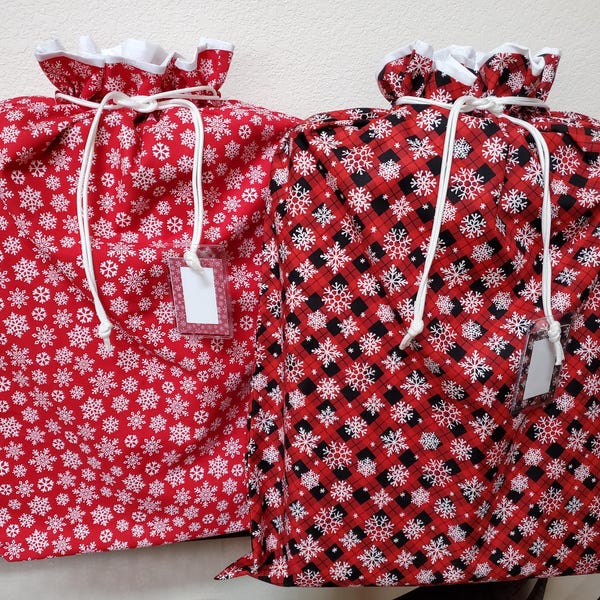 Snowflake Large Sack - Etsy