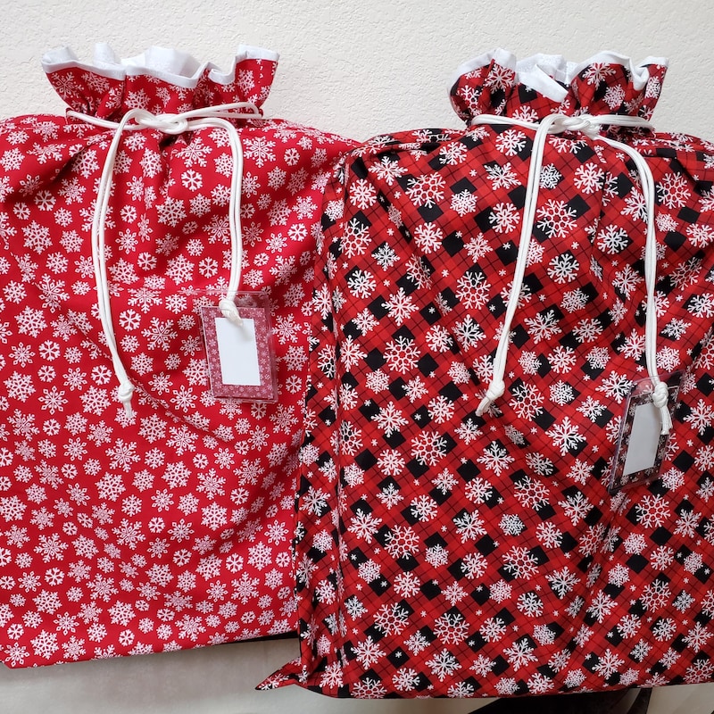 Snowflake Large Sack - Etsy