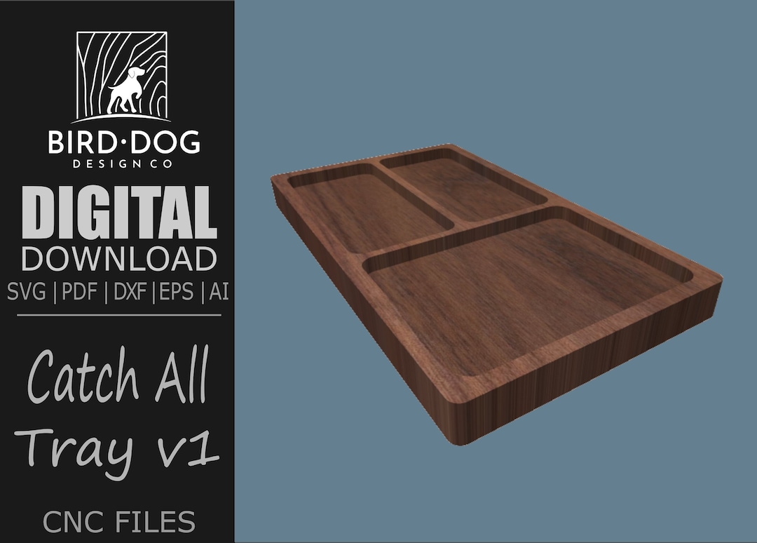 Catch All Tray / Pocket Dump Tray V1 CNC File SVG - Etsy